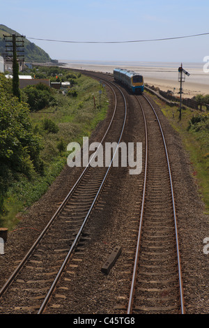 Ferryside, near Llanelli, Carmarthenshire, South Wales, UK Stock Photo ...