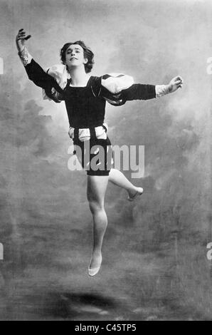 Vaslav Nijinsky, Russian dancer (1888-1950) title role in AFTERNOON OF ...