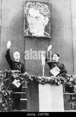 Memorial service for 'Iron Guards' founder Corneliu Codreanu Stock ...