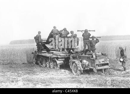 Soldiers of the Waffen SS during combat in Hungary, 1945 Stock Photo ...