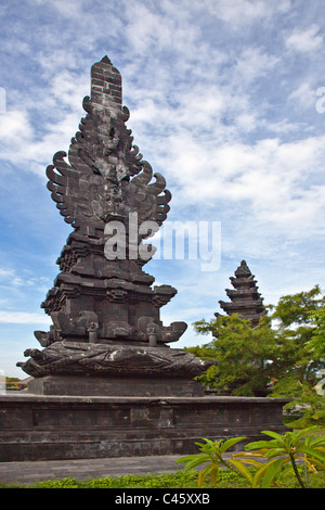 Balinese Hindu temple Pura Segara Ulun Danu Batur on lake Batur (Danau ...