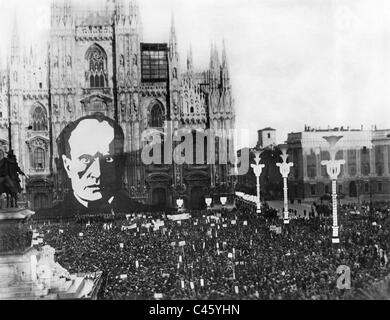 Benito Mussolini during the March on Rome Stock Photo - Alamy
