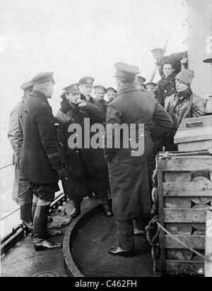 German minesweeper in the First World War, 1918 Stock Photo - Alamy