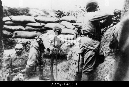 World War 1: Turkish Infantry, 1914. French postcard series: '1914 ...