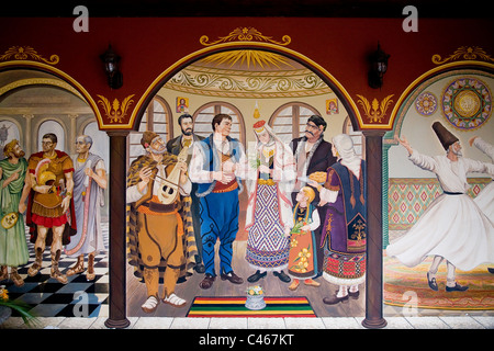 Photograph of a mural in Plovdiv Bulgaria Stock Photo - Alamy