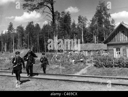Second World War: German railwaymen fighting partisans in occupied ...