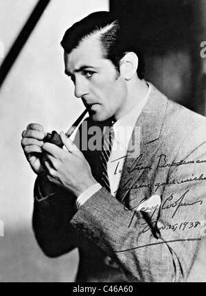 GARY COOPER/SIGNED PHOTO Stock Photo - Alamy