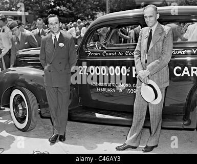 Edsel Ford and his son Benson, 1939 Stock Photo: 37019757 - Alamy