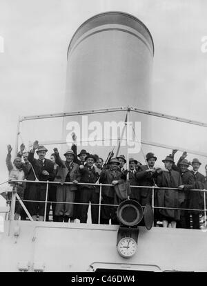 The Strength through Joy ship 'Wilhelm Gustloff', 1937 Stock Photo - Alamy