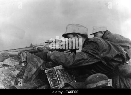 Second World War: German Snipers Stock Photo - Alamy