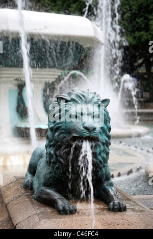 Ponce, Puerto Rico, USA: Main plaza at the Tibes Indigenous Ceremonial ...