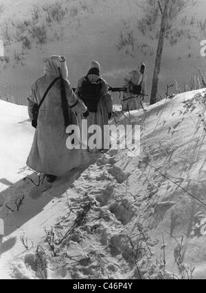 Troops in the Caucasus mountains, 1942 (b/w photo Stock Photo - Alamy