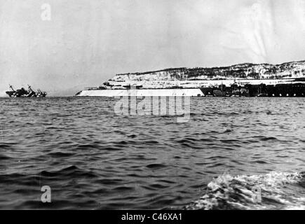 Second World War: Norwegian campaign. Battles of Narvik, 1940 Stock ...