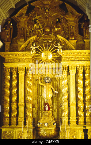 Tomb of St Francis Xavier in the Basilica of Bom Jesus in Old Goa India ...