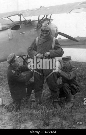 The Albatros D.V was a German World War I fighter aircraft, known for ...