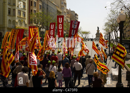 Day of The Workers, 1st of May, Spain Stock Photo - Alamy