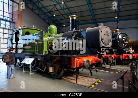 NER 2 2 4T No 66 Aerolite steam engine locomotive on display at the ...