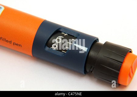 Close up of a insulin injection pen Stock Photo - Alamy