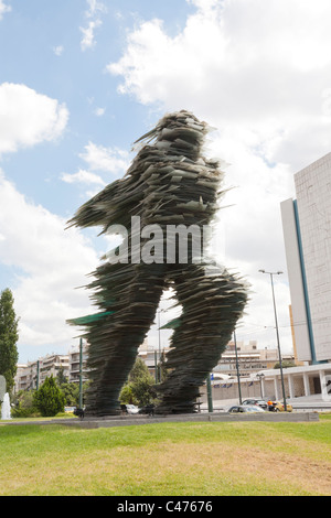 The Runner 1988 to 1994 by Costas Varotsos, Athens Greece Stock Photo ...