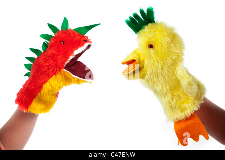 Wacky lizard hand puppet Stock Photo - Alamy