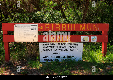 Bibbulmun bush walking track sign, Southwest Australia Stock Photo - Alamy