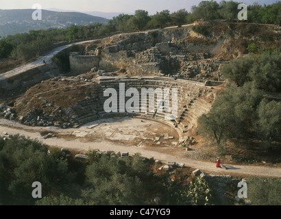 Aerial photograph of the ancient city of Sebastia Stock Photo - Alamy
