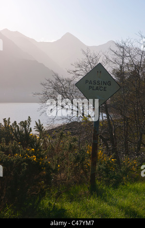 Loch Duich, dawn, Lochalsh, Shiel Bridge, Highland region, Scotland ...