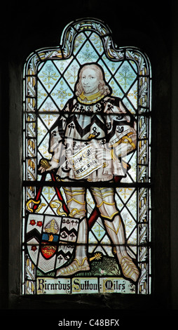 Stained glass windows depicting Richard, Duke of York and king Edward ...