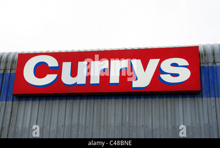 A Currys store sign, UK Stock Photo - Alamy
