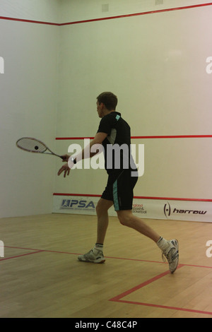 Squash Player Serving Stock Photo - Alamy