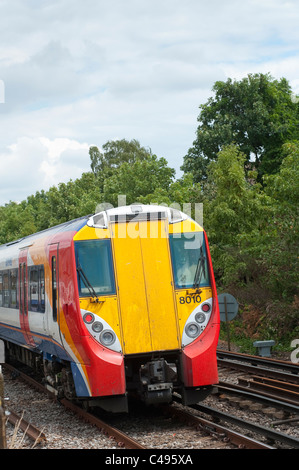 South West Trains (SWT) class 450 outer suburban electric train at St ...