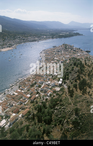 Aerial photograph of the Greek island of Paros Stock Photo - Alamy