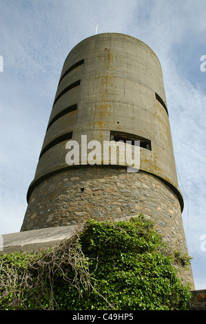 Fort Saumarez Guernsey a concrete look out tower was built by the ...
