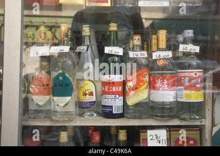 Liquor store display window - USA Stock Photo - Alamy