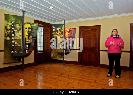 Historic Maison Tsawenhohi house museum in Huron Wendat First Nations ...