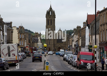Peebles Town Centre, Scottish Borders, Scotland, UK Stock Photo - Alamy
