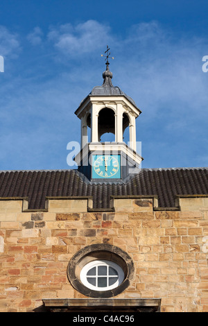 Clock tower at Durham castle Stock Photo - Alamy