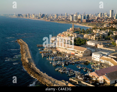 Aerial photograph of the port of Jaffa Stock Photo - Alamy