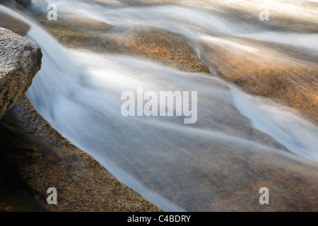 The Lower Falls of the Ammonoosuc River, located in the White Mountains ...