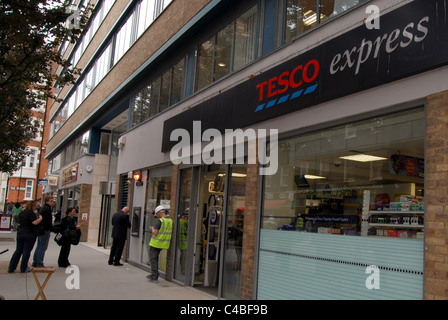 General view of a Tesco Express in Streatham Hill, London, as the ...
