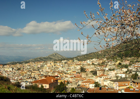 Italy, Sardinia, Dorgali, view of town Stock Photo - Alamy