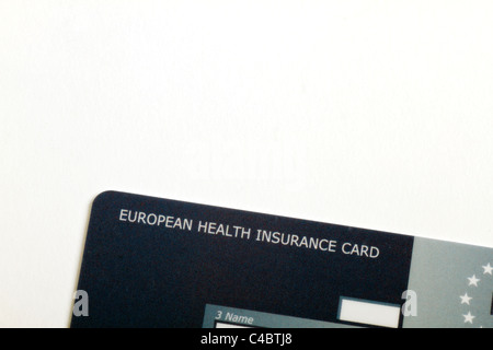 E111 card for foreign travel in Europe Stock Photo - Alamy