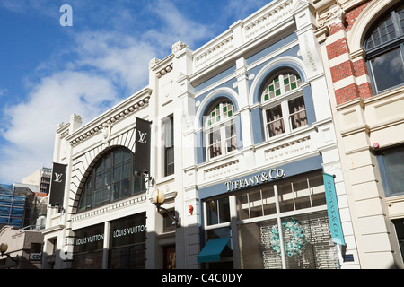 Boutiques on King Street. Perth, Western Australia, Australia Stock ...