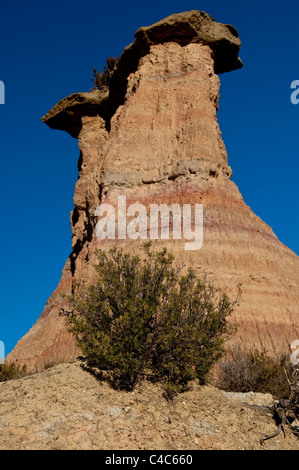 Monegros Steppes landscape. Aragon. Spain. Europe Stock Photo - Alamy