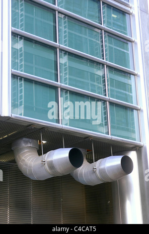 Exhaust ventilation system office building Stock Photo - Alamy