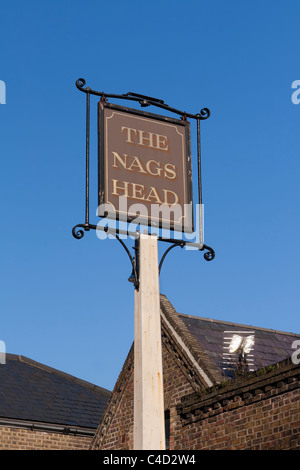 The Nags Head pub sign in London, England, UK Stock Photo - Alamy