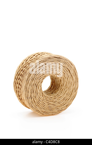 String hank isolated on white background Stock Photo - Alamy