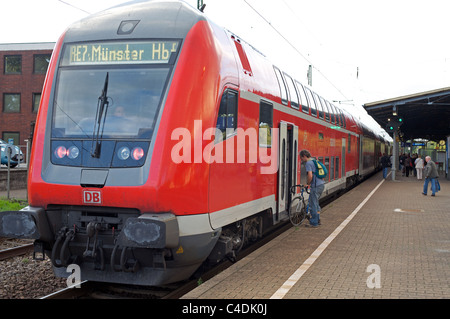 Regional Express passenger train (RE) Opladen, Germany Stock Photo - Alamy