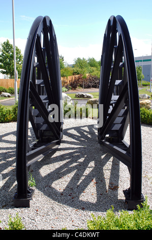 Former Coventry Colliery wheel, Keresley, Coventry, UK Stock Photo - Alamy