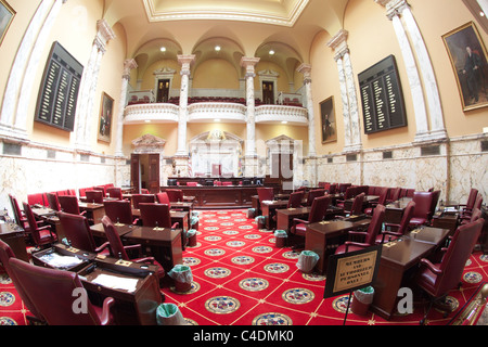 Interior of the Maryland State House (capitol) in Annapolis Stock Photo ...